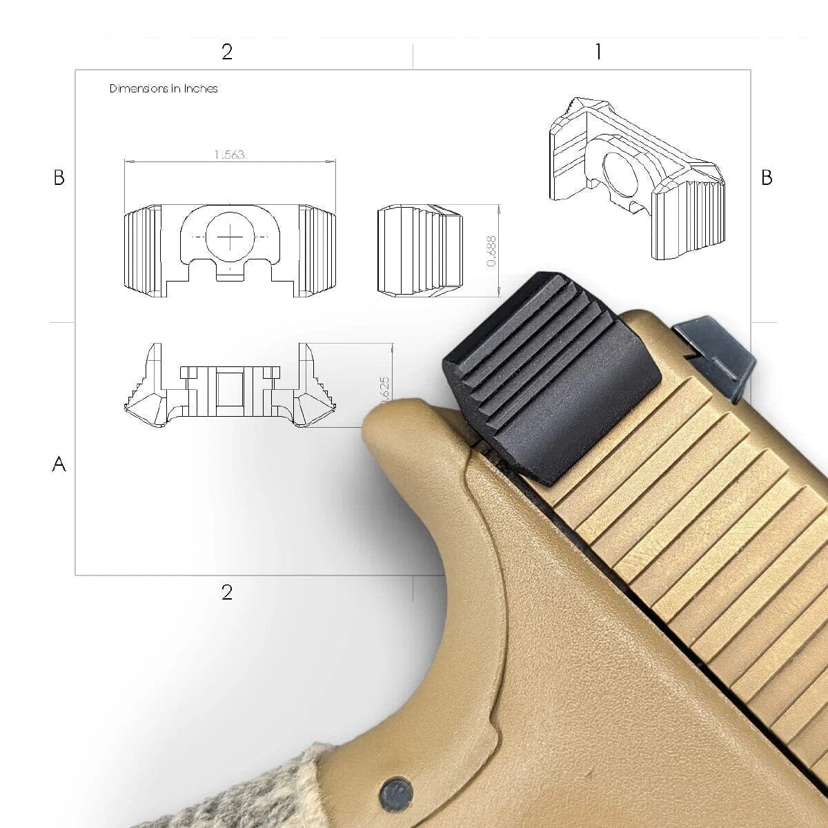 Glock Slide Racker Jacker | Lifetime Guarantee | MILSPIN