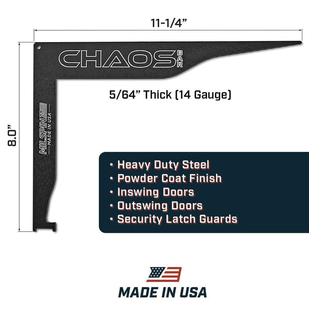 Firefighter Door Entry Tool | CHAOS Bar | Shop MILSPIN