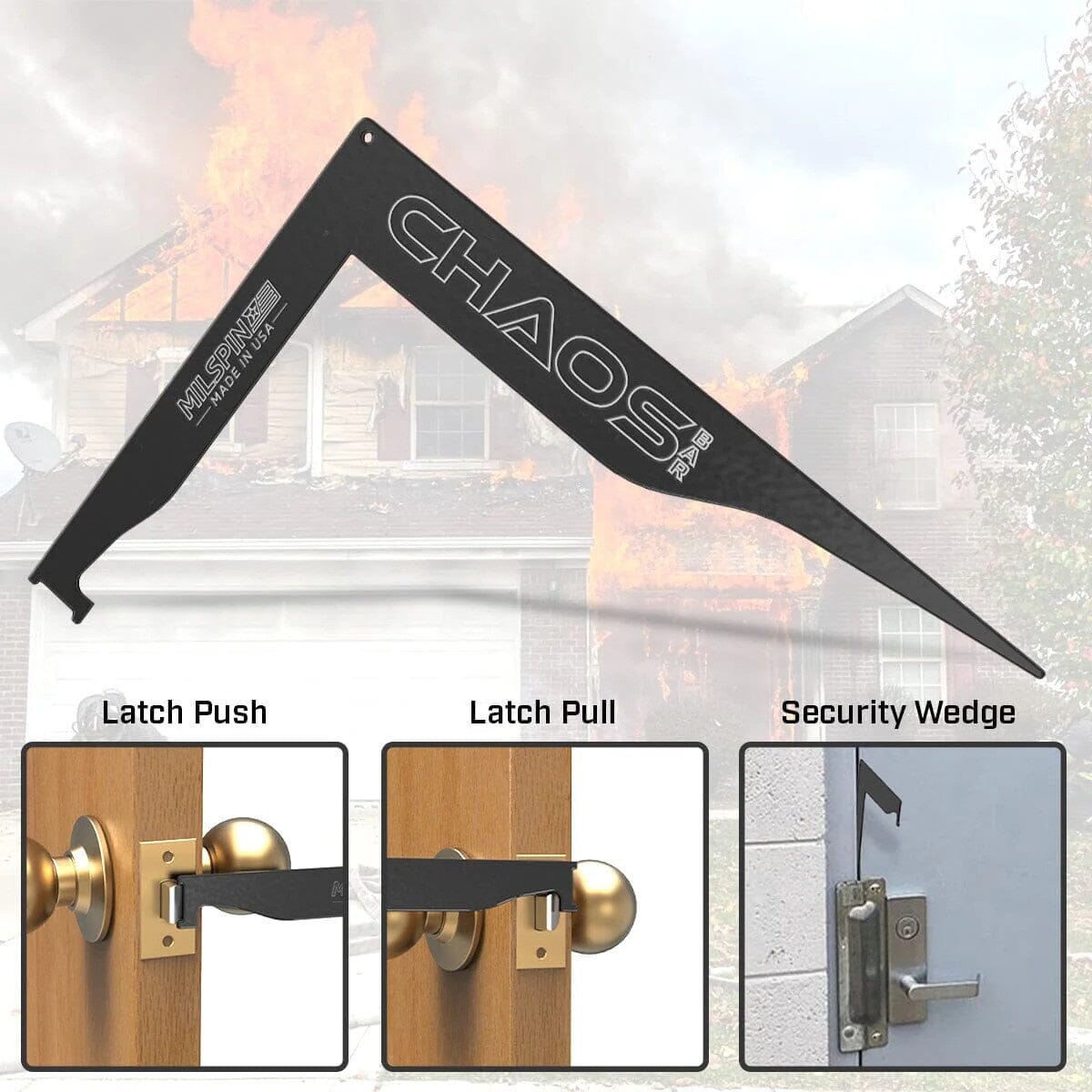 Firefighter Door Entry Tool | CHAOS Bar | MILSPIN