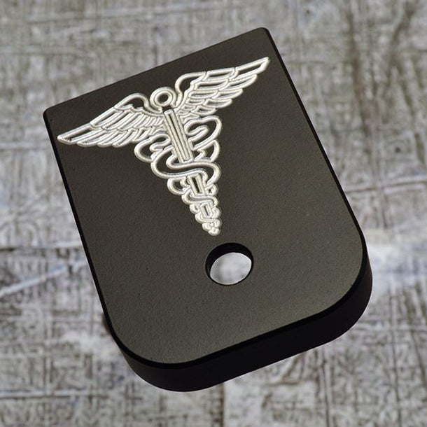 Custom Engraved Magazine Base Plate (All Emblems) | Mag Base Plate ...