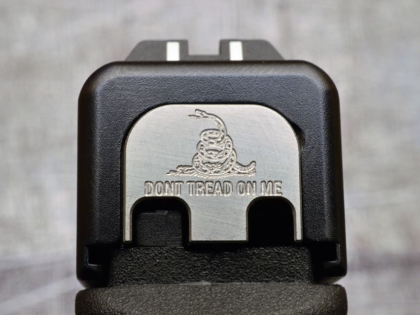 Milspin Gadsden Flag Slide Back Plate | MILSPIN