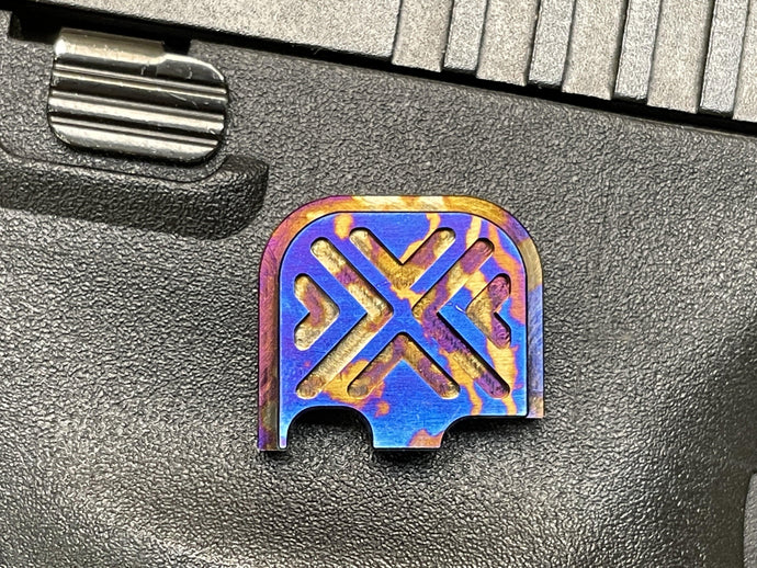 Custom Engraved Slide Back Plates For Glock Hand Guns | MILSPIN